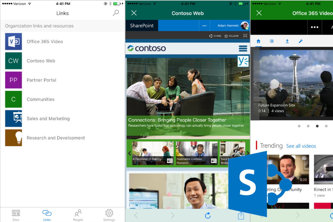 Microsoft выпустила мобильное приложение SharePoint для iOS - MSoffice ...